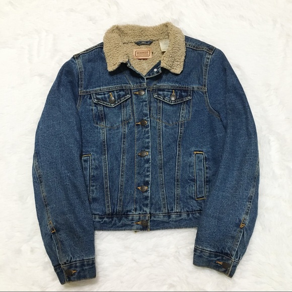 CE Schmidt | Jackets & Coats | Ce Schmidt Sherpa Lined Denim Jacket ...